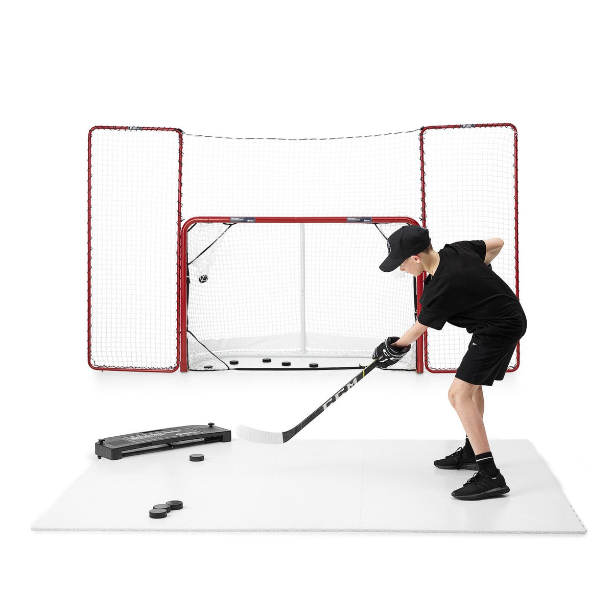 Hockey Flooring Tiles Shooting Kit XL | 20 Flooring Tiles | Hockey Goal ...